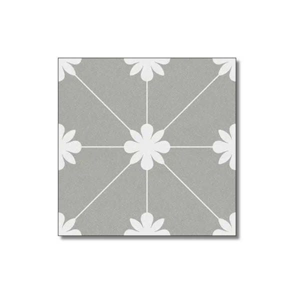 Lotus Grey Wall and Floor Tiles 20x20cm