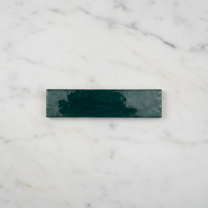 Lume Forest Green Wall And Floor Tiles 6x24cm – Metro Tiles