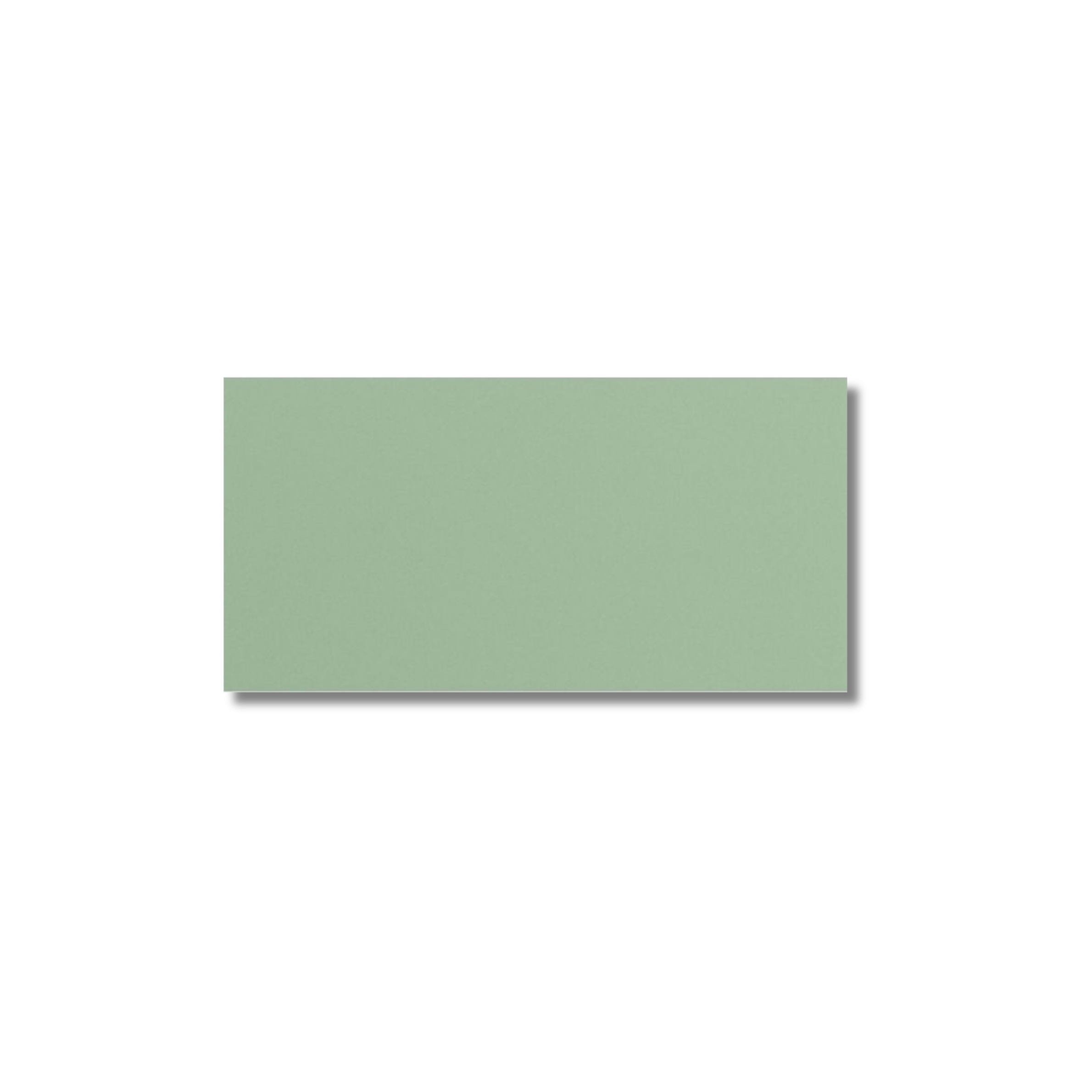 Metro Sage Green Flat Matt 10x20cm