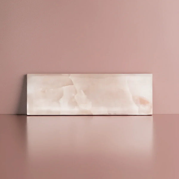 Onyx Metro Pearl Pink Wall Tiles 10x30cm