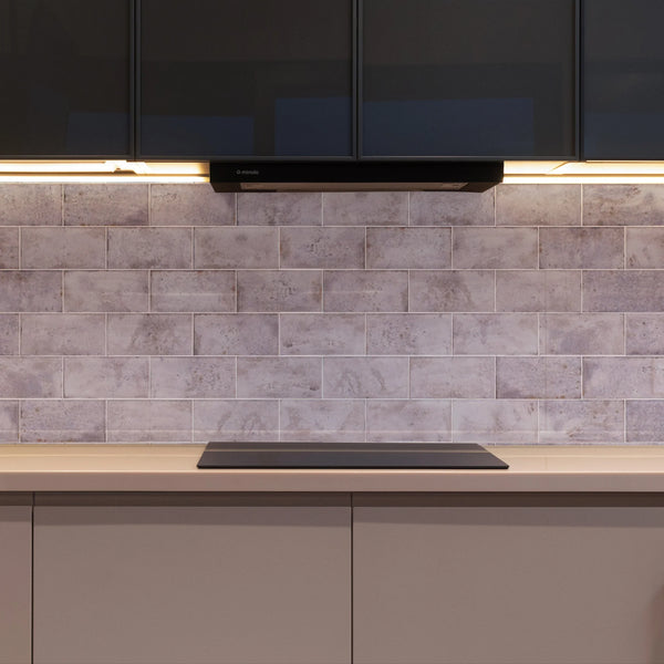 Pastel Violet Wall Tile 10x20cm – Metro Tiles