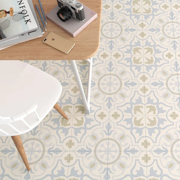 Seaside Blue Wall and Floor Tiles 20x20cm