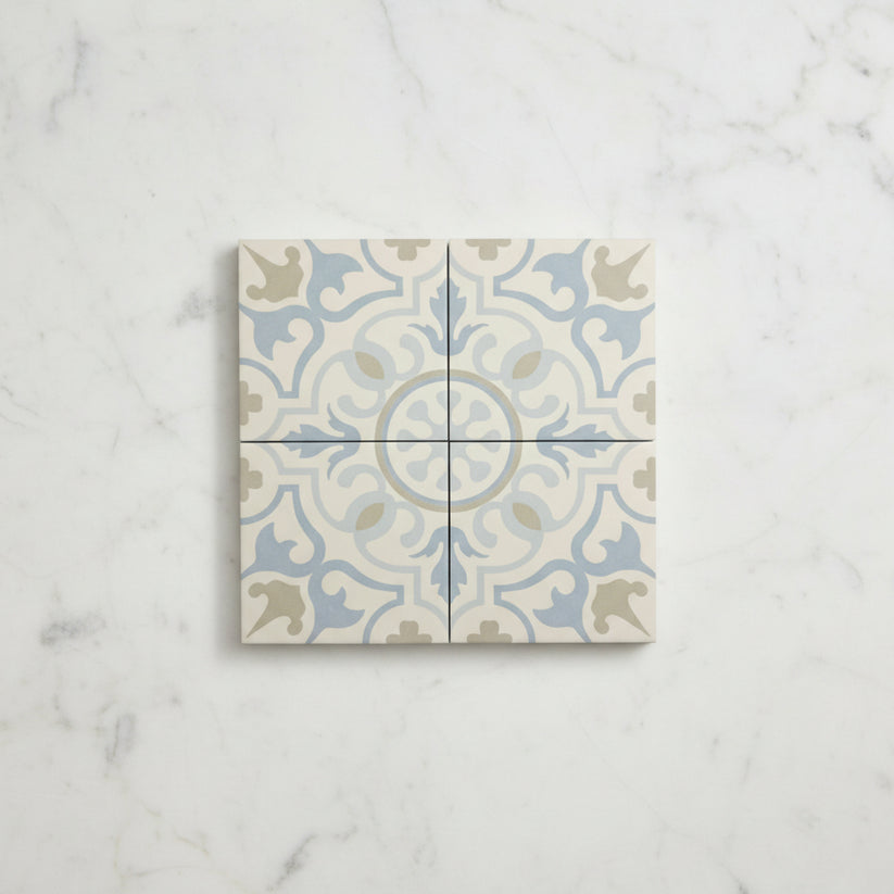 Seaside Blue Wall and Floor Tiles 20x20cm – Metro Tiles