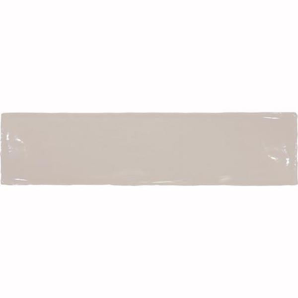 Dorset Mushroom Gloss Ceramic Wall Tiles 7.5x30cm