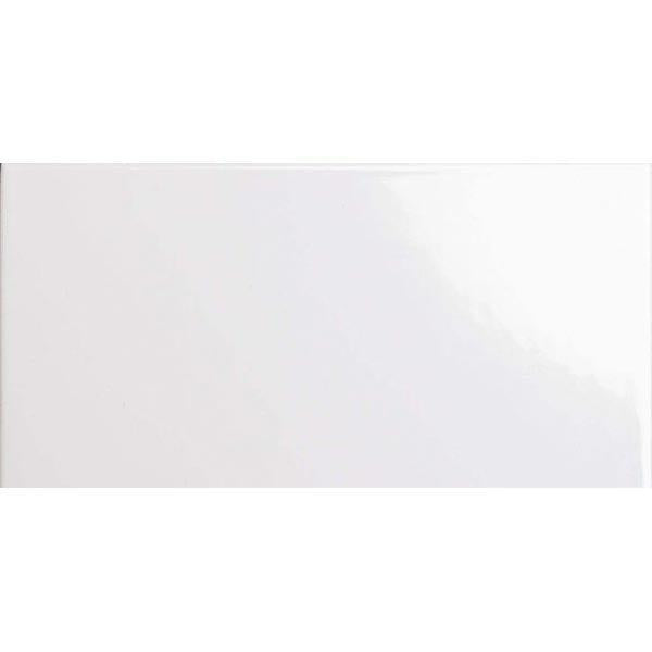 Metro White Flat Gloss 10x20cm - Metro Tiles