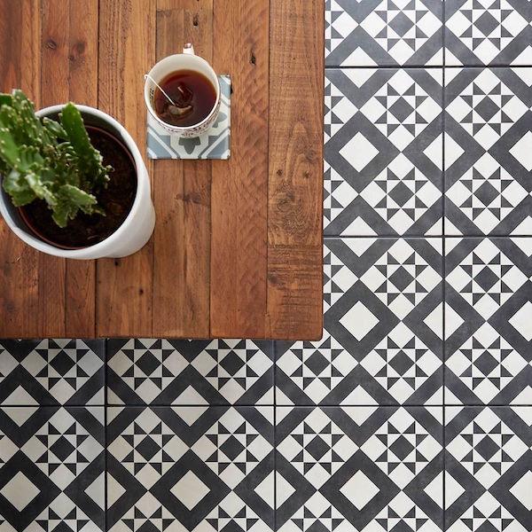 Monochrome Feature Tiles 33x33cm - Metro Tiles