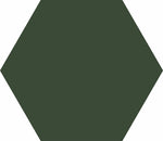 Hexagon Green Matt Wall And Floor Tiles 23x27cm