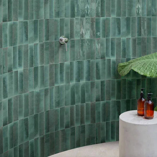 Lume Turquoise Wall And Floor Tiles 6x24cm