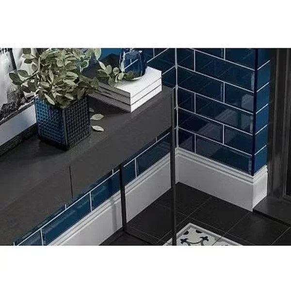 Brick Metro XL Midnight Blue Gloss Wall Tiles 10x30cm