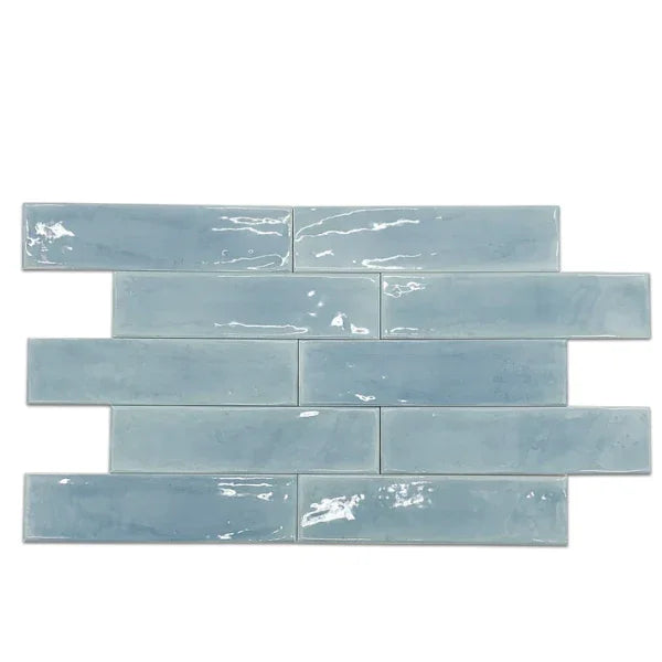 Opal Sky Gloss Wall Tiles 7.5x30cm