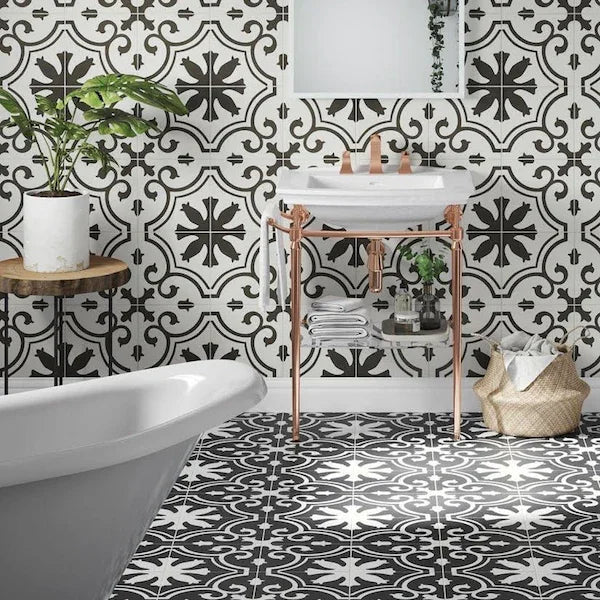 Paris Patterned Wall And Floor Tiles 25x25cm – Metro Tiles