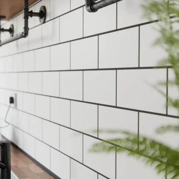 Flat Subway Tile Glassalike Gloss Flat Taupe Porcelain Subway Wall And
